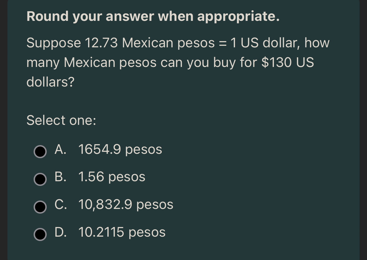 Solved Round your answer when appropriate.Suppose 12.73 | Chegg.com