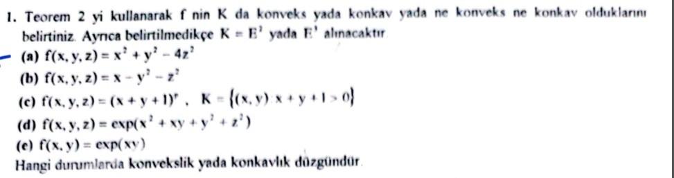 Solved Use Theorem 3.6 to determine whether f is convex on | Chegg.com