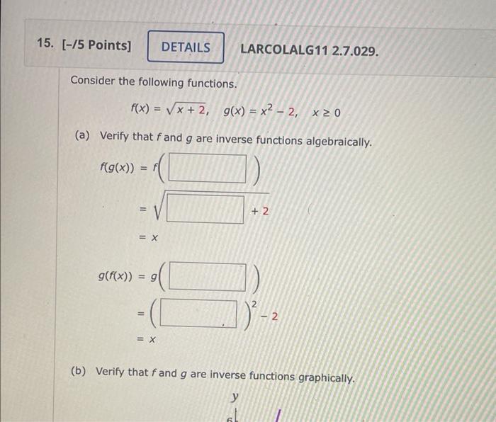 Solved Consider the following functions. | Chegg.com
