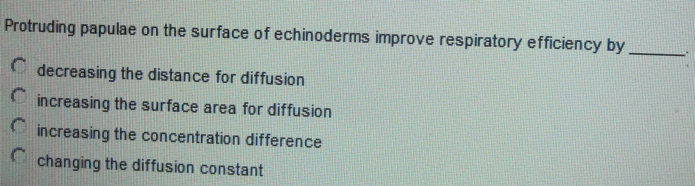 Solved protruding papulae on the surface of echinoderms | Chegg.com