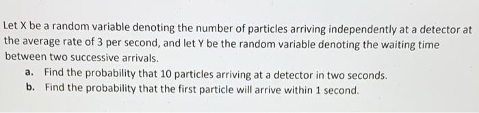 Solved Let X be a random variable denoting the number of | Chegg.com