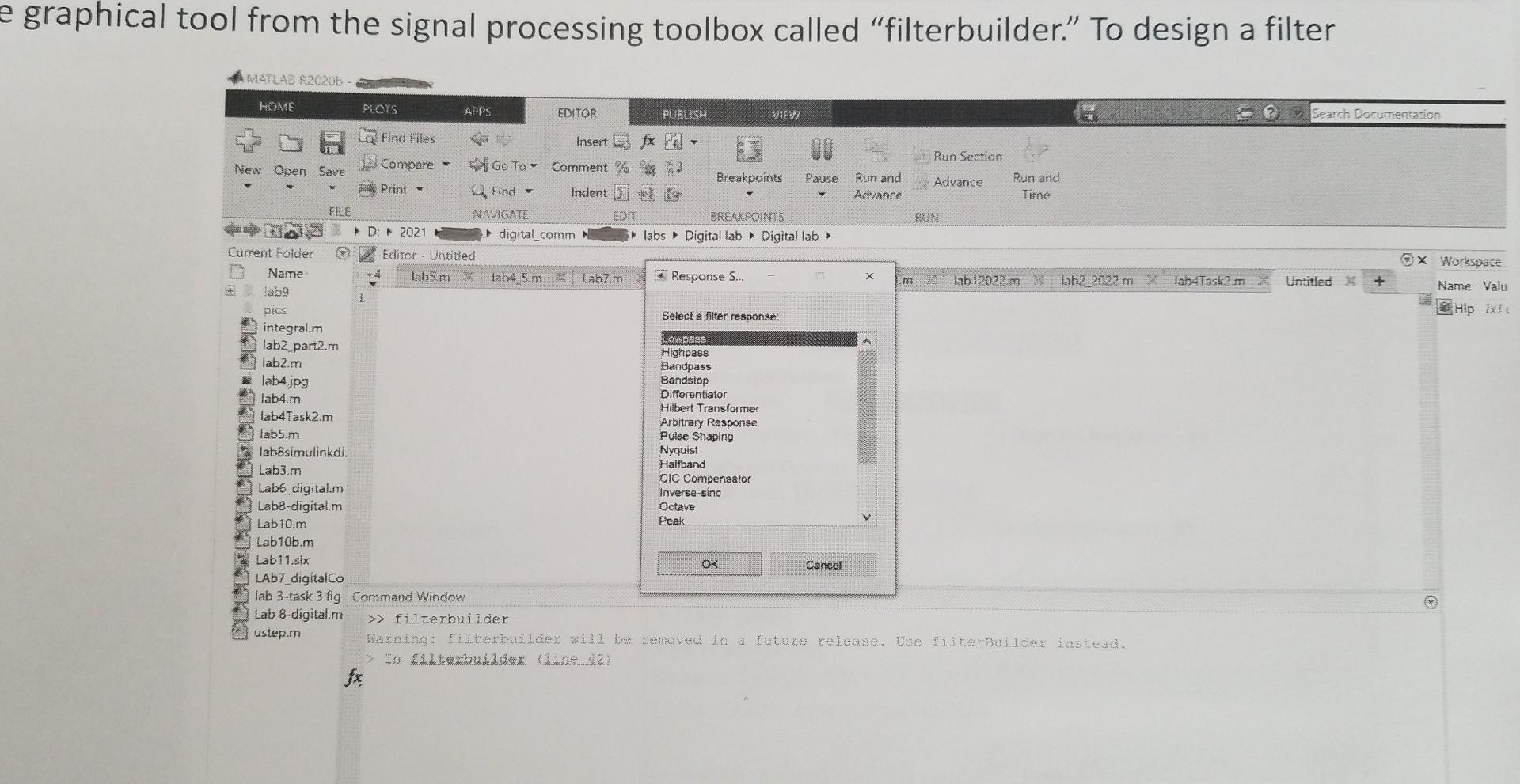 Solved TASK 2: Use the graphical tool from the signal | Chegg.com