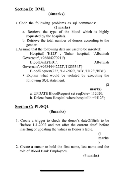 For Lecturer use only Question 'allotted Park score | Chegg.com