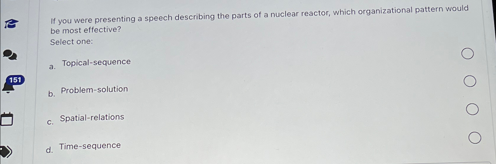 Solved If you were presenting a speech describing the parts | Chegg.com