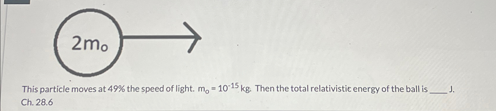 Solved This particle moves at 49% ﻿the speed of light. | Chegg.com