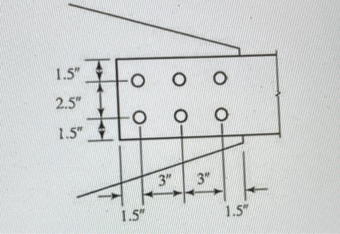 Solved The tension member shown in the next slide is a plate | Chegg.com