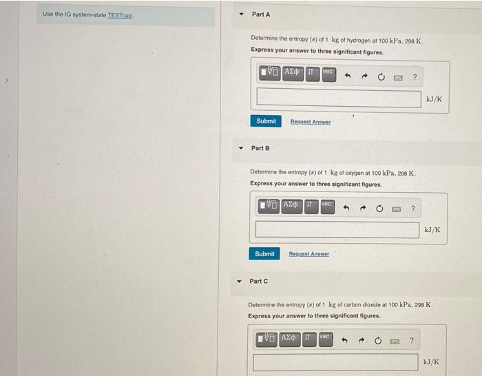 Use the IG system-state TESTcal Part A Determine the | Chegg.com