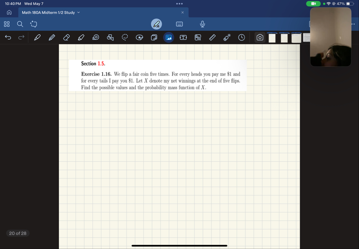 Solved Section 1.5.Exercise 1.16. ﻿We flip a fair coin five | Chegg.com