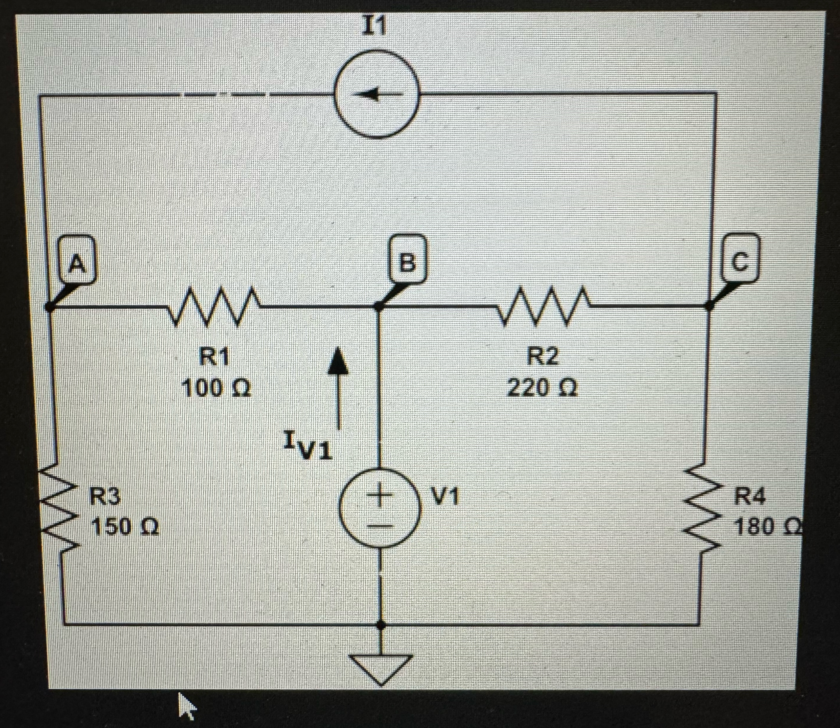 Solve the circuit using superposition theorem | Chegg.com