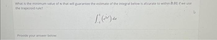 Solved What is the minimum value of n that will guarantee | Chegg.com