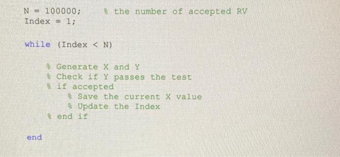 Generate RVs Using Accept/Reject method 1) Use | Chegg.com