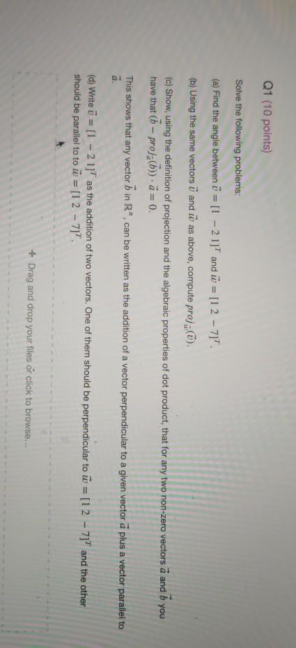 Solved Q1 (10 points) Solve the following problems: (a) Find | Chegg.com Solved Q1 (10 points) Solve the following problems: (a) Find | Chegg.com