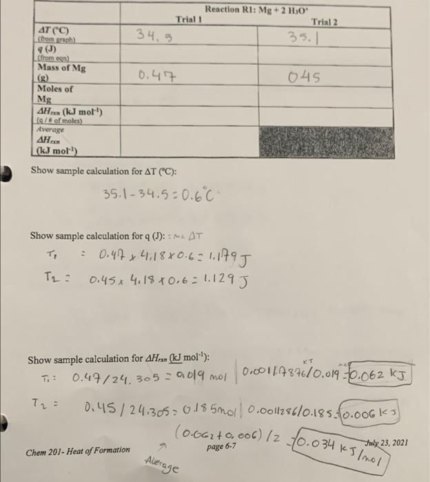 Solved how do I solve the 3rd page? (the answers at the | Chegg.com