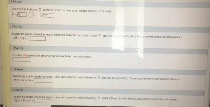 Solved X N 70, 11). Suppose that you form random samples of | Chegg.com