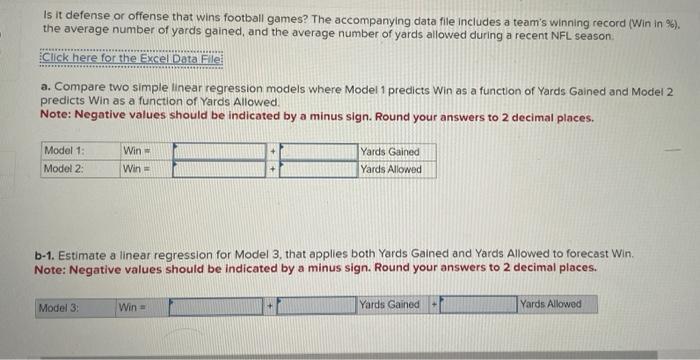 Solved Is it defense or offense that wins football games? | Chegg.com