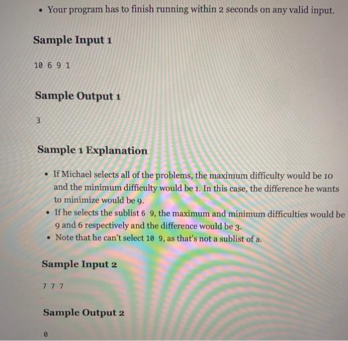 Solved Q1: Assignment Difficulty Dan has a list of problems | Chegg.com