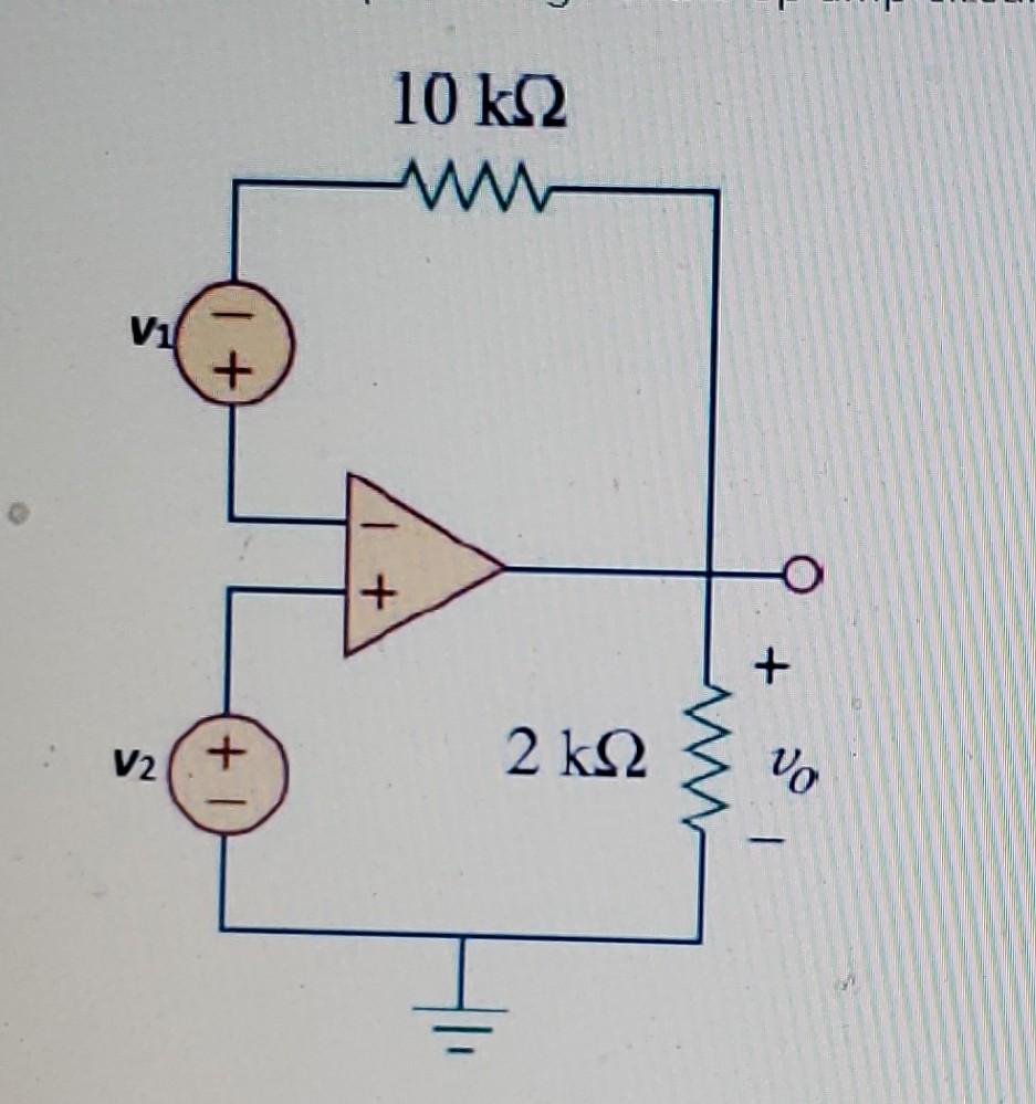 Solved Calculate the output voltage of the op amp circuit | Chegg.com