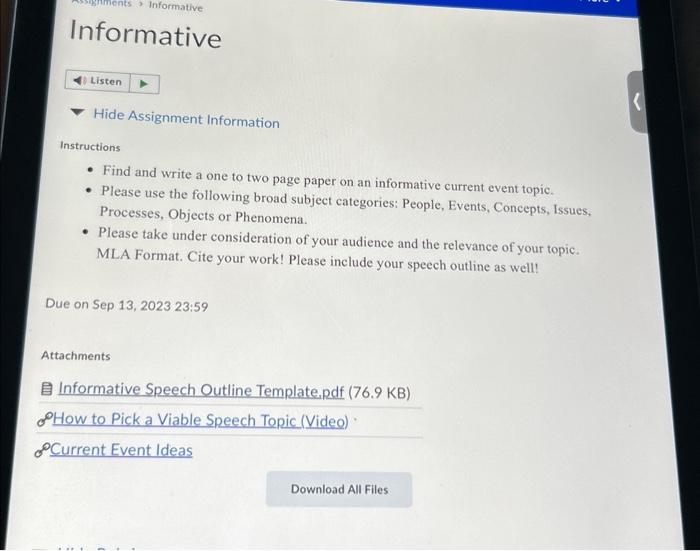Hide Assignment Information Instructions - Find and | Chegg.com