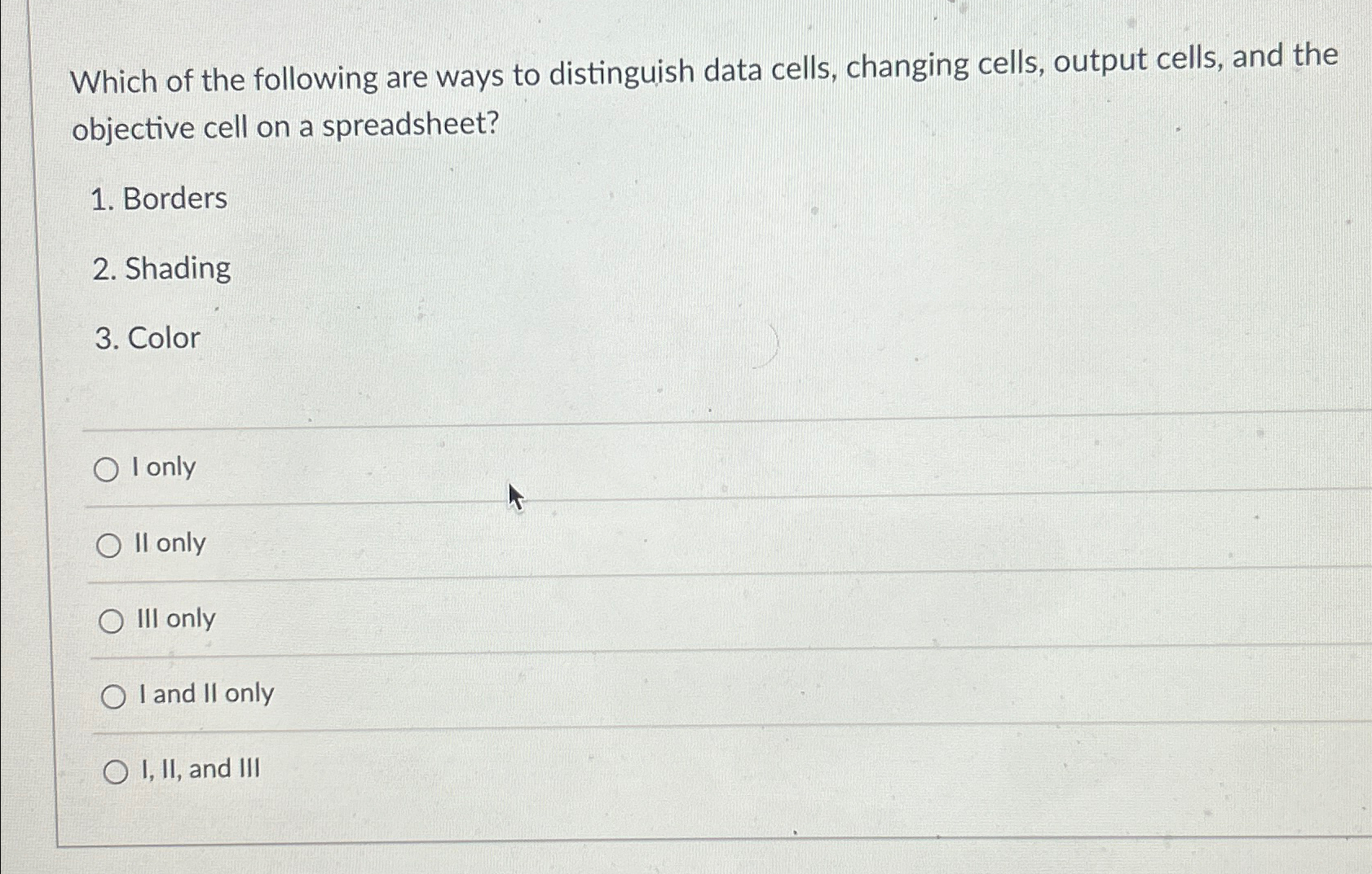 Solved Which of the following are ways to distinguish data | Chegg.com