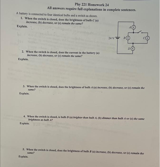 Solved Please read questions carefully and answer all | Chegg.com