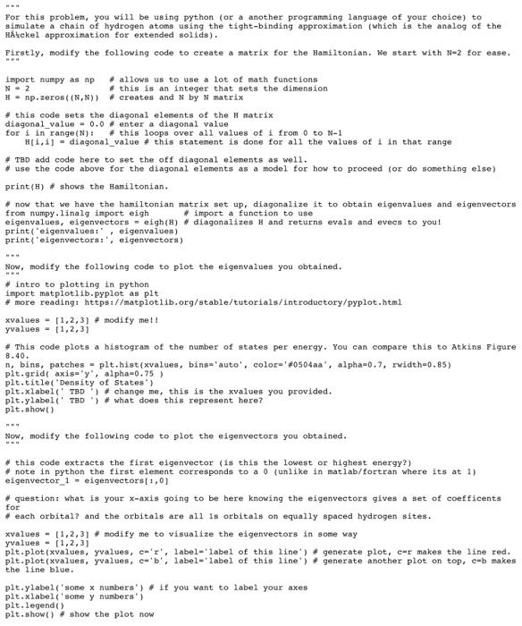 Solved i am given this code to put into jupyter. please help | Chegg.com