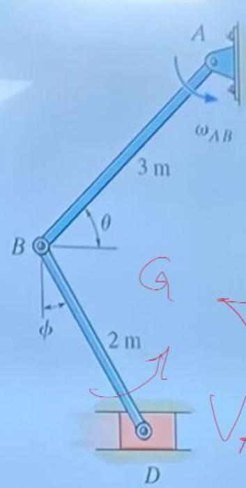 Solved crank-slider mechanism is shown below is driven by | Chegg.com