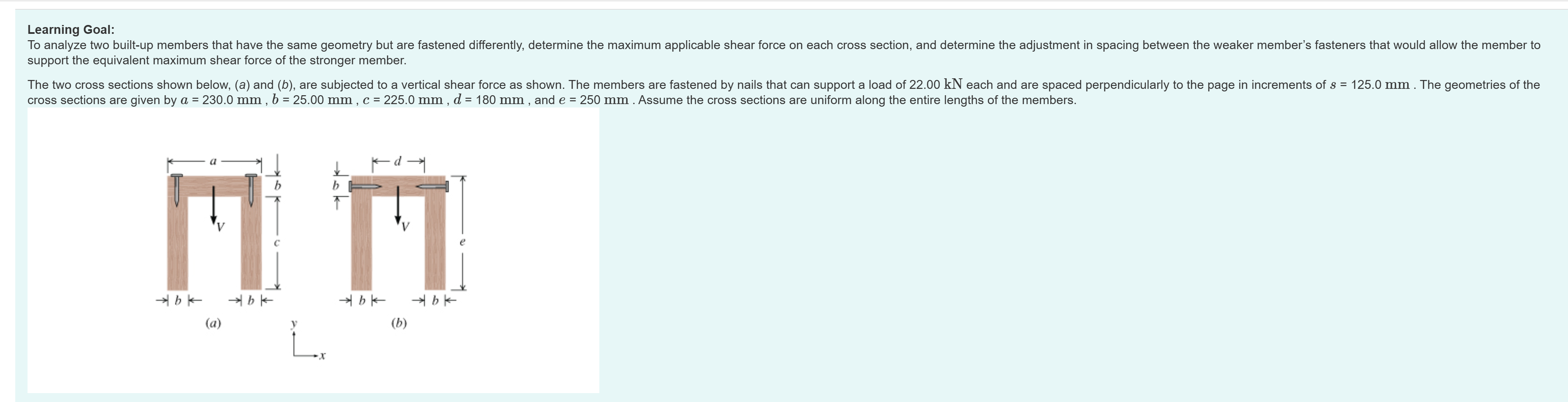 Solved Learning Goal: support the equivalent maximum shear | Chegg.com