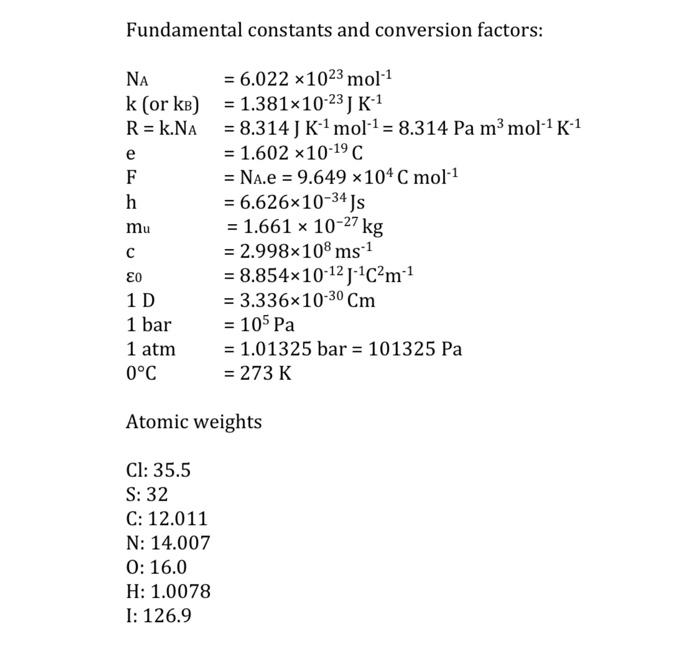 Solved d) Calculate the translational contribution to the | Chegg.com