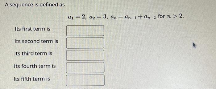 Solved Given the arithmetic sequence, suppose an=415. Then | Chegg.com
