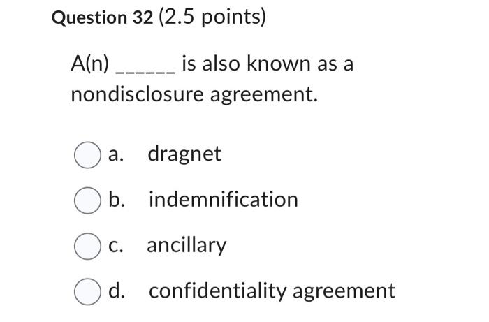 Solved Question 31 (2.5 points) Joaquin is a banker at | Chegg.com