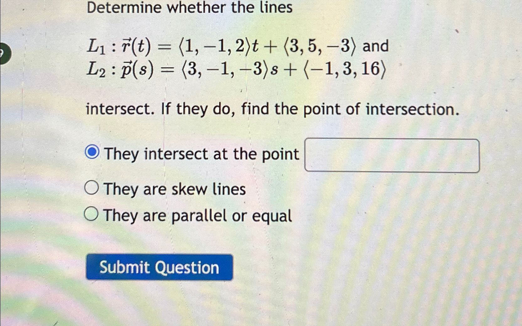 Solved Determine whether the | Chegg.com