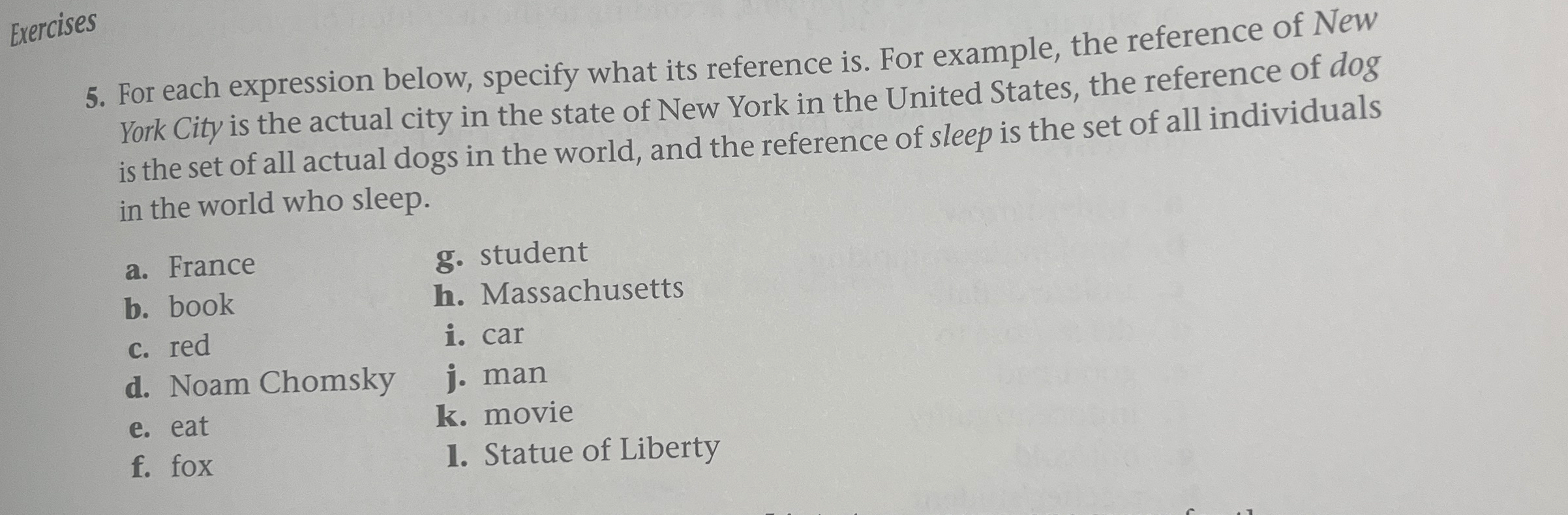 Solved ExercisesFor each expression below, specify what its | Chegg.com