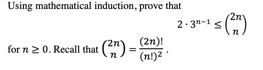 Solved Using mathematical induction, prove | Chegg.com