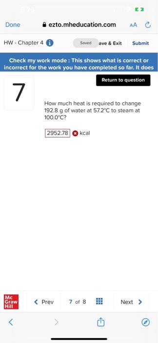 Solved Check my work mode: This shows what is correct or | Chegg.com