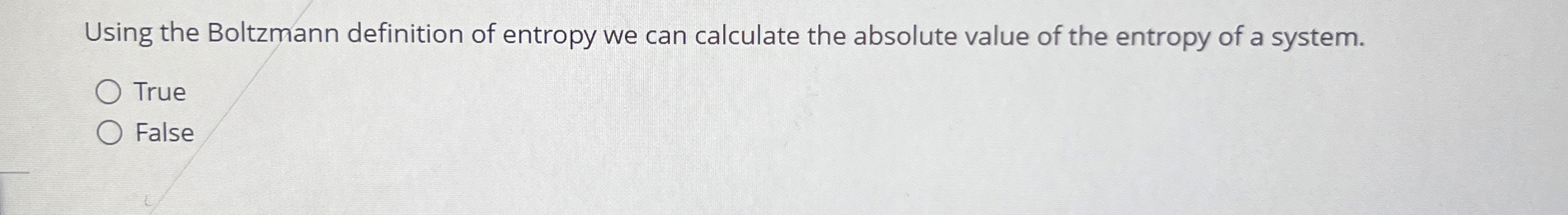 Solved Using the Boltzmann definition of entropy we can | Chegg.com