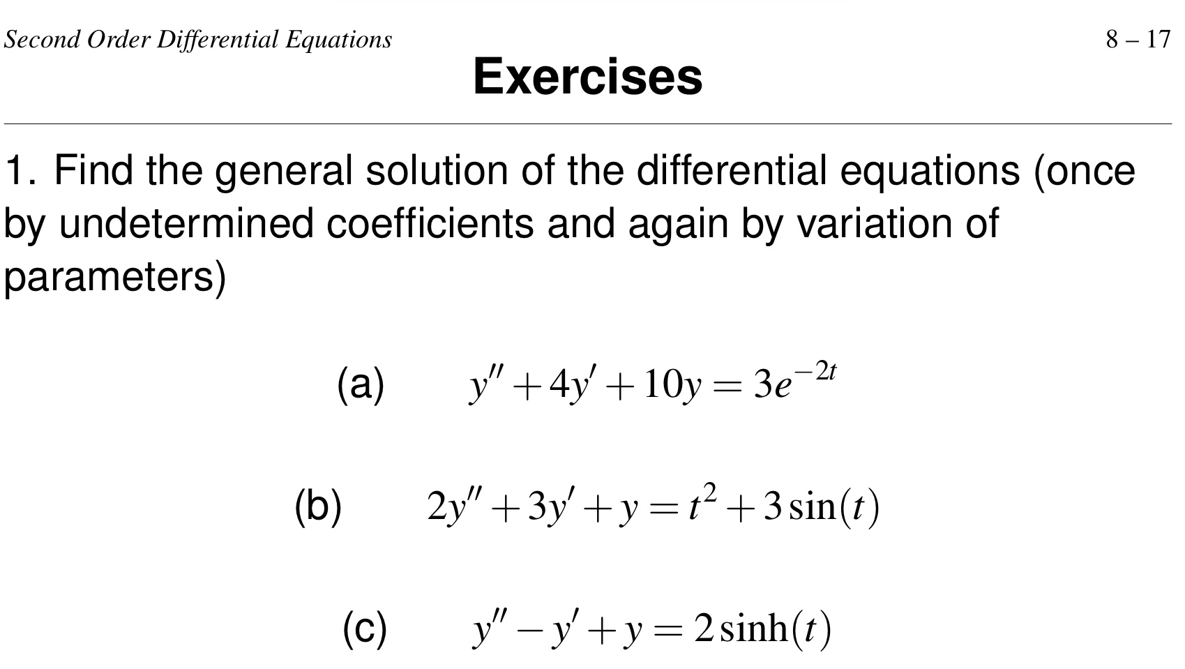 Solved Find the general solution of the differential | Chegg.com