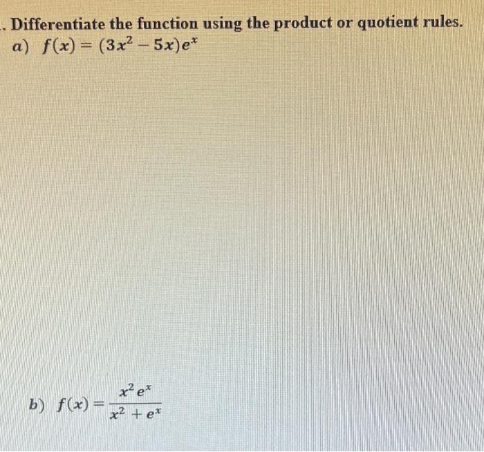 Solved Differentiate the function using the product or | Chegg.com