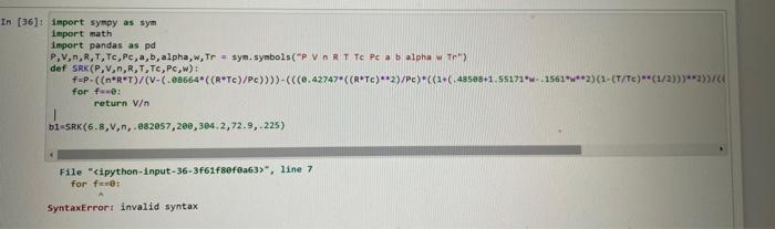 Solved In (36): import sympy as sym import math import | Chegg.com