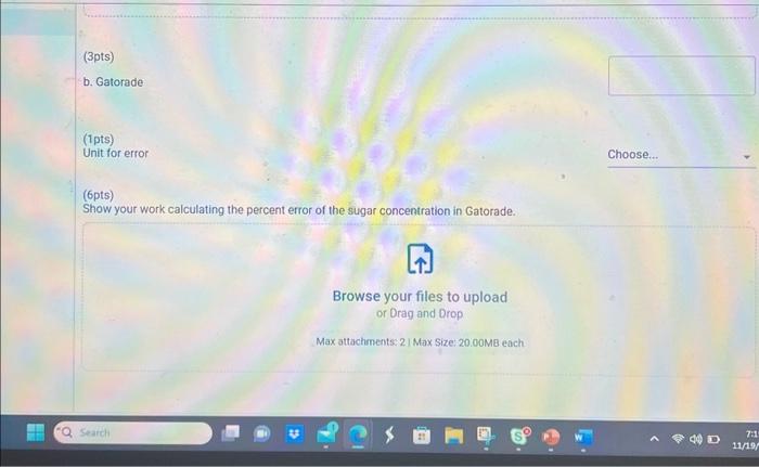 Solved Table view List view Volume and mass measurements | Chegg.com
