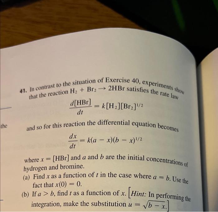 Solved 41. In contrast to the situation of Exercise 40, | Chegg.com