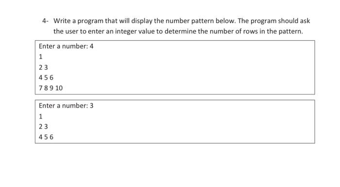 Solved 1. Write a program to find the value of one number | Chegg.com