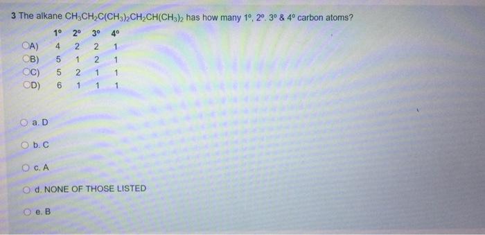 Solved The terpene ocimene has the IUPAC name | Chegg.com