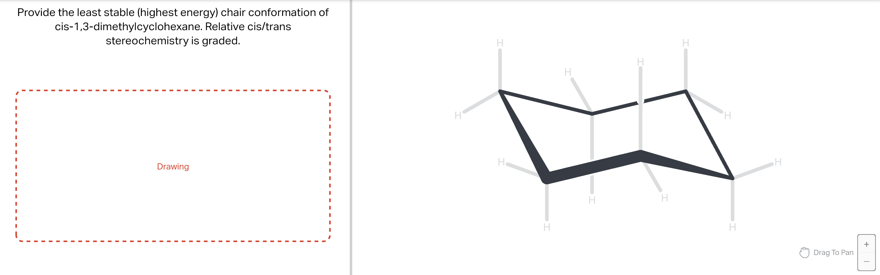 Solved Provide the least stable (highest energy) ﻿chair | Chegg.com
