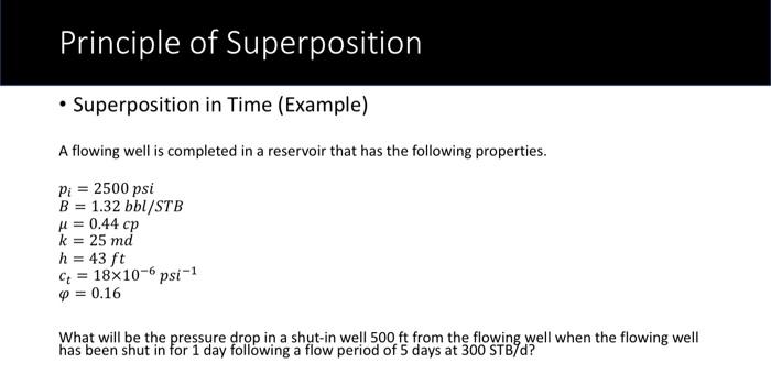 Solved Principle of • Superposition in Time (Example) | Chegg.com