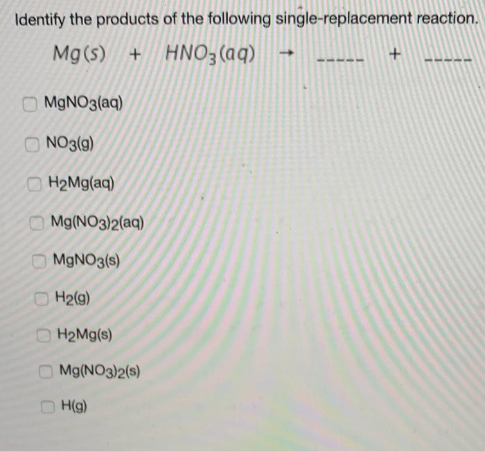 Solved Identify the products of the following | Chegg.com