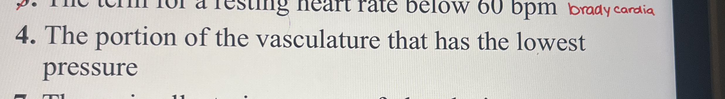 Solved The portion of the vasculature that has the lowest | Chegg.com