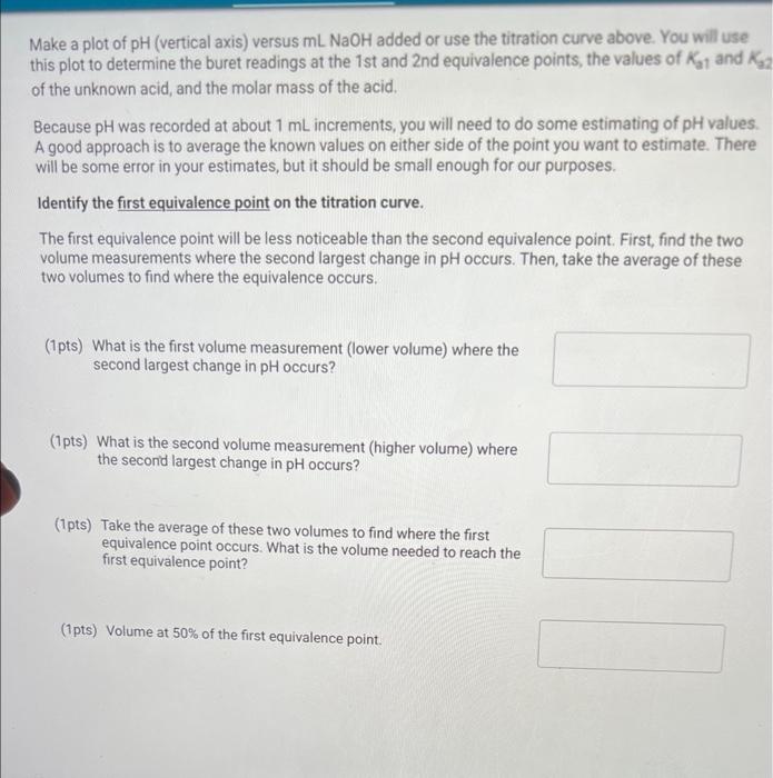 Solved Report Table DM.1: Titration DataThe first | Chegg.com