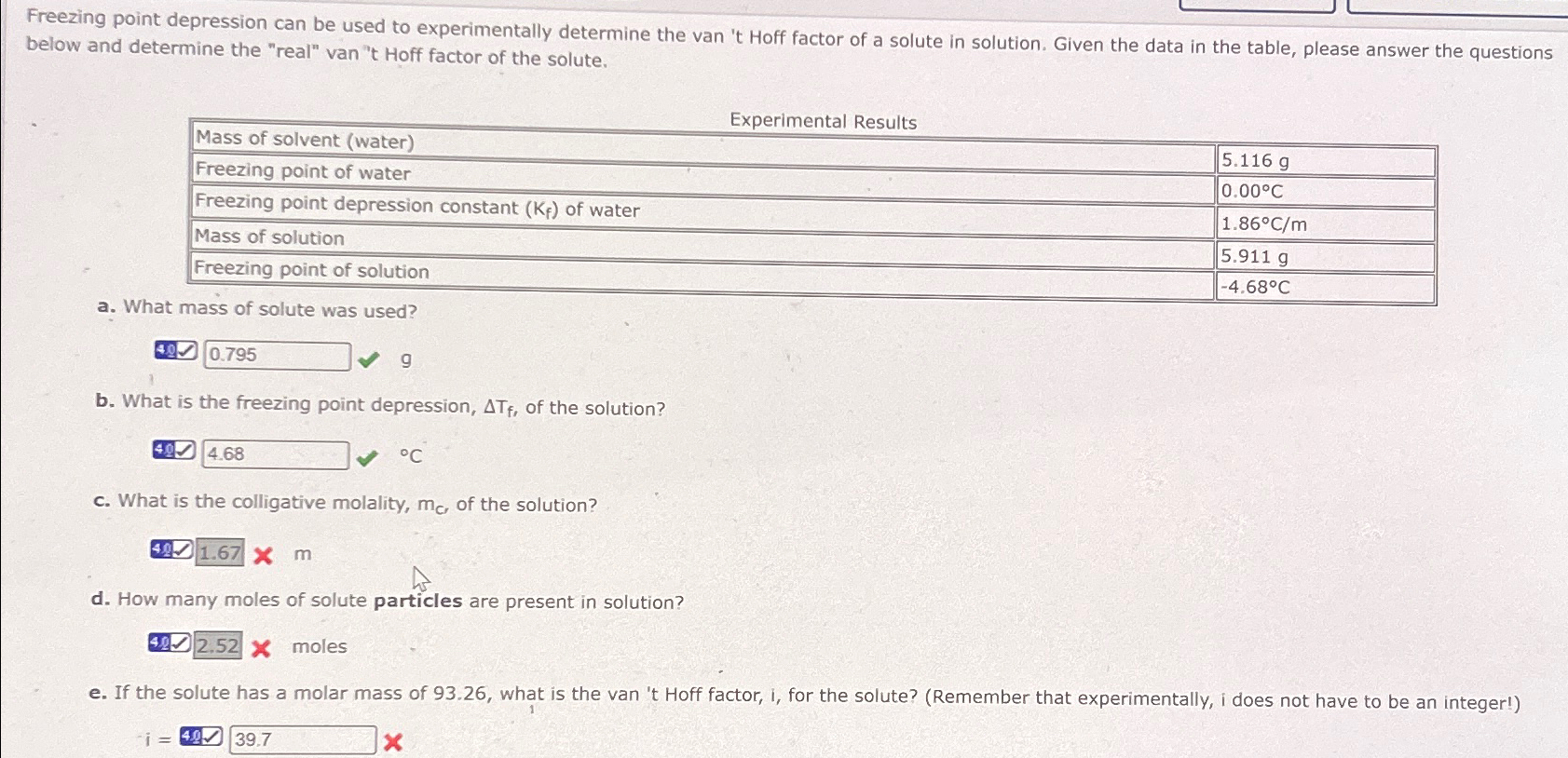Solved Freezing point depression can be used to | Chegg.com