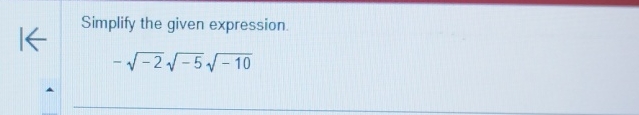 Solved Simplify the given expression.--22-52-102 | Chegg.com