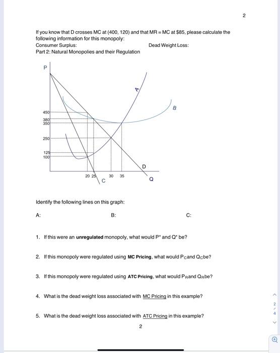 Solved Unit 6 Worksheet 7 Monopoly and Other Industries | Chegg.com